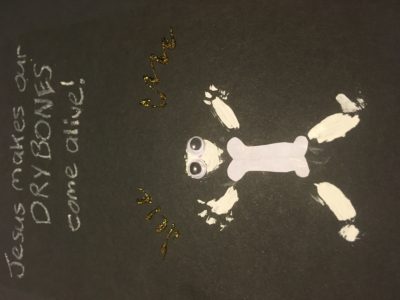 Dry Bones Skeleton Craft - Out Upon the Waters