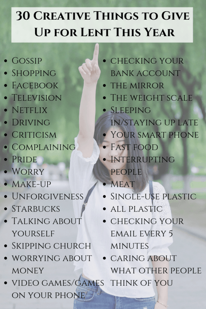 Creative Lent Ideas - What to Do for Lent This Year - Out Upon the Waters