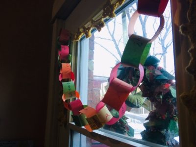 Paper Prayer Chain Craft - Out Upon the Waters