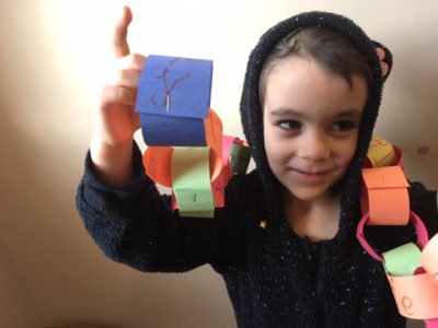 Paper Prayer Chain Craft - Out Upon the Waters