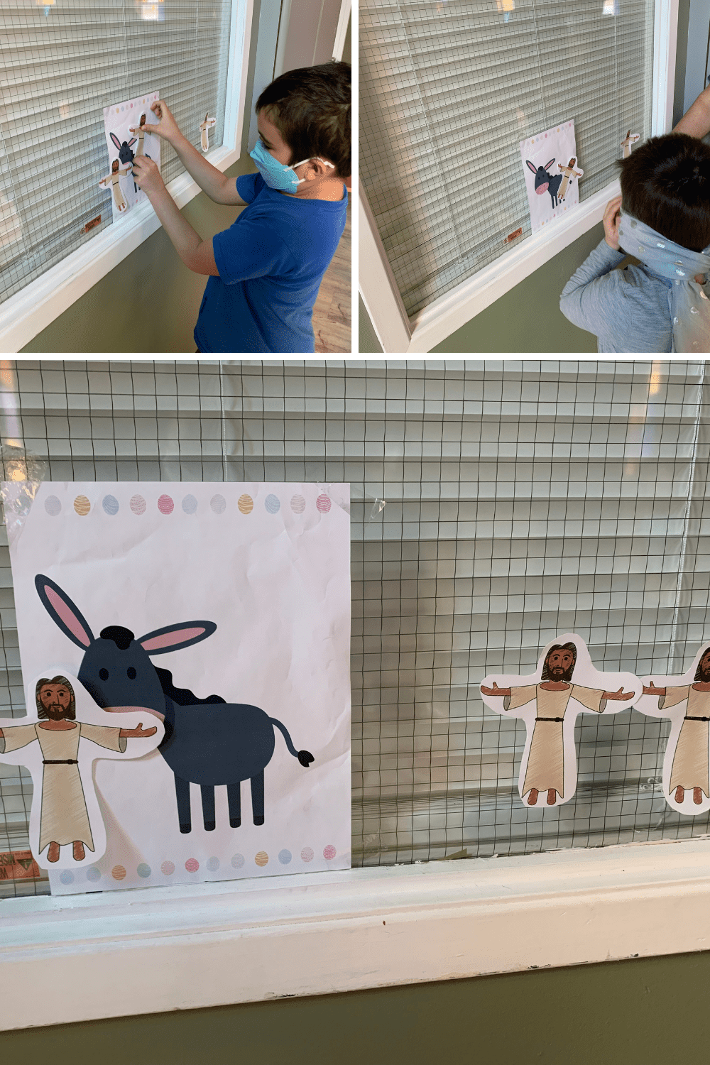 Pin Jesus on the Donkey | A Palm Sunday Game for Kids - Out Upon the Waters