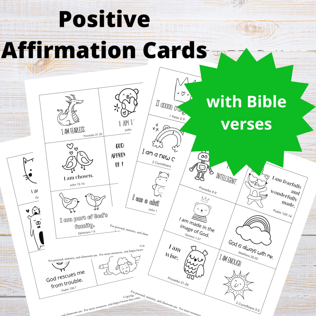 Biblical Affirmations for Kids - Out Upon the Waters