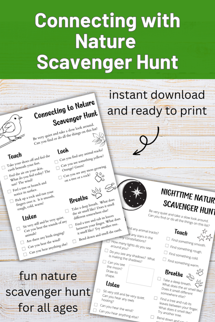 Nature Scavenger Hunt for Kids - Out Upon the Waters