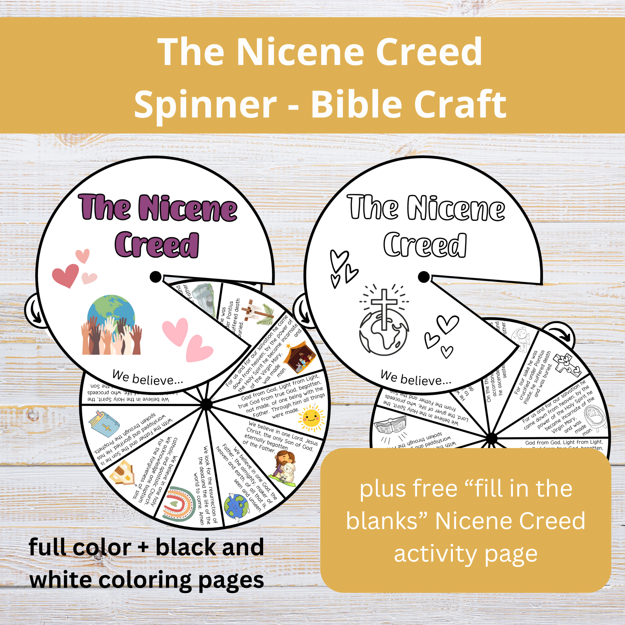 Nicene Creed for Kids: Lesson and Printable - Out Upon the Waters